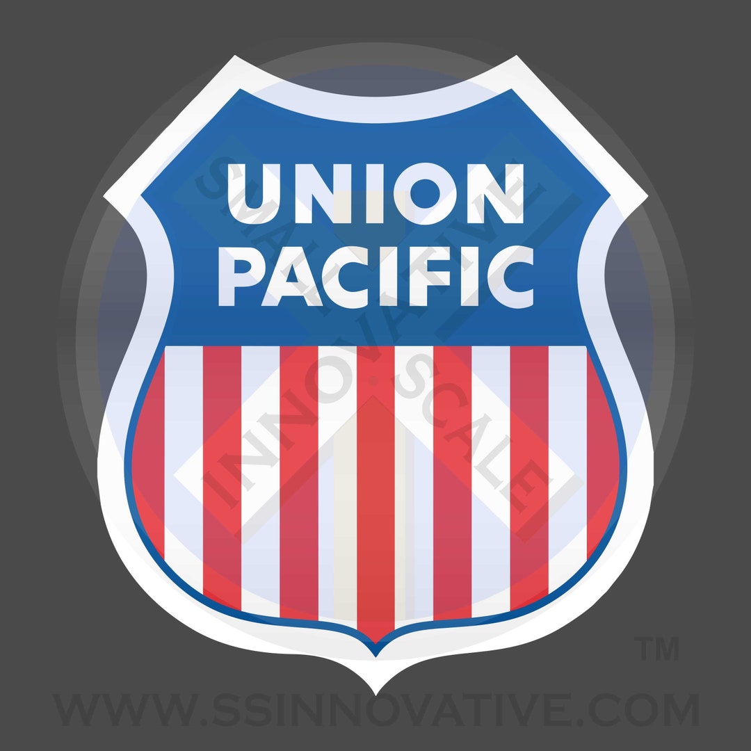 Union Pacific "up" Diecut Sticker/decal - Etsy
