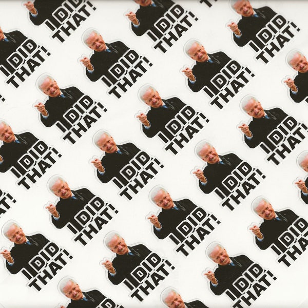 Trump I Did That Sticker - Etsy
