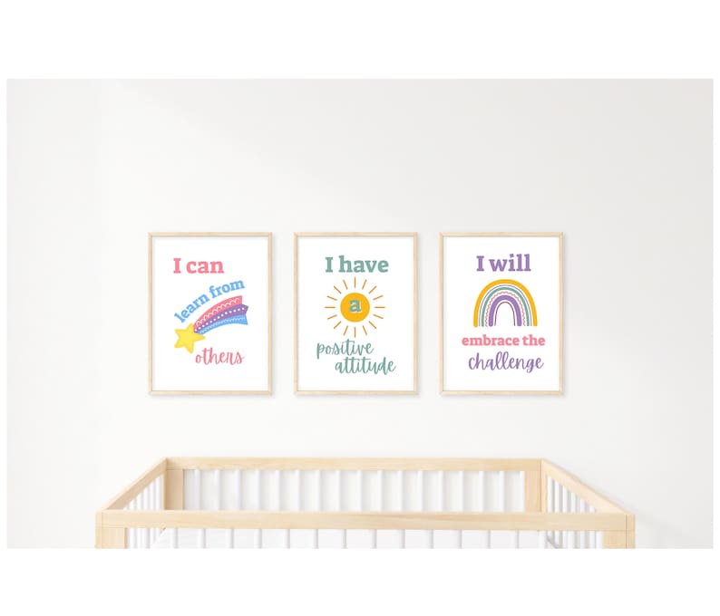 12 Positive Mindset Poster - Digital Downloads - Etsy