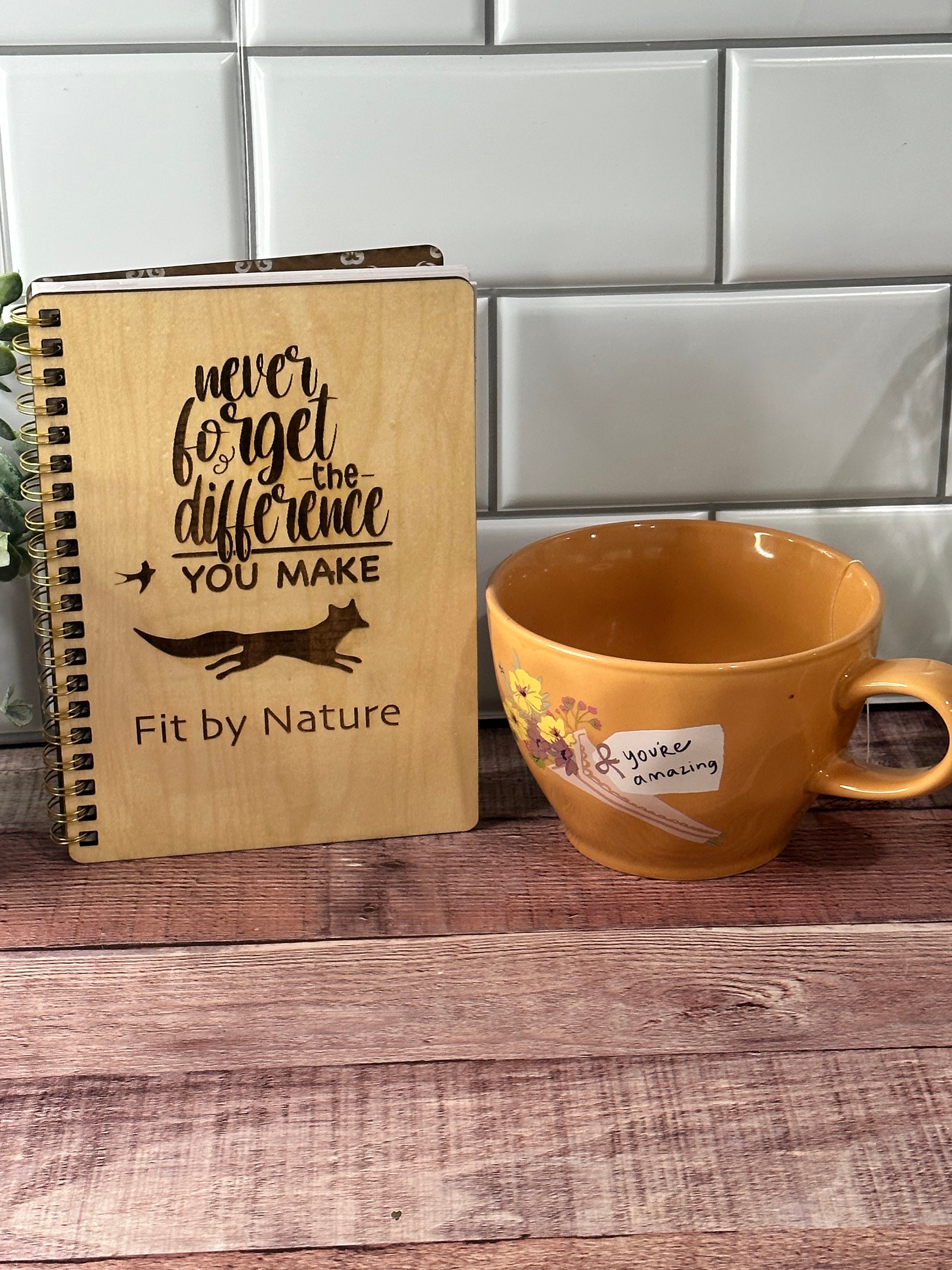 Wooden Notebook Cover File for Dollar Tree Journal (digital Download ...