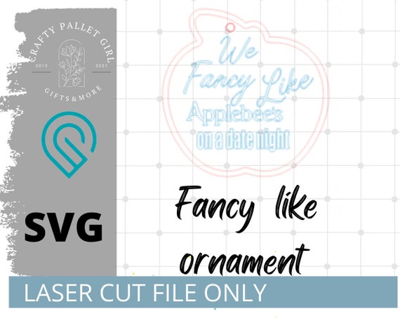 Fancy Like Ornament SVG Only This is Not for the Actual | Etsy