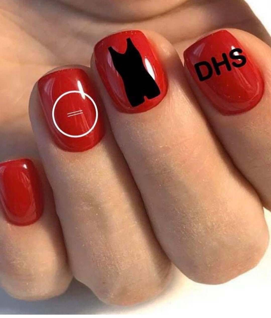 Nail Art Wrestling Decals Set of Three Wrestling Personalized Stickers ...