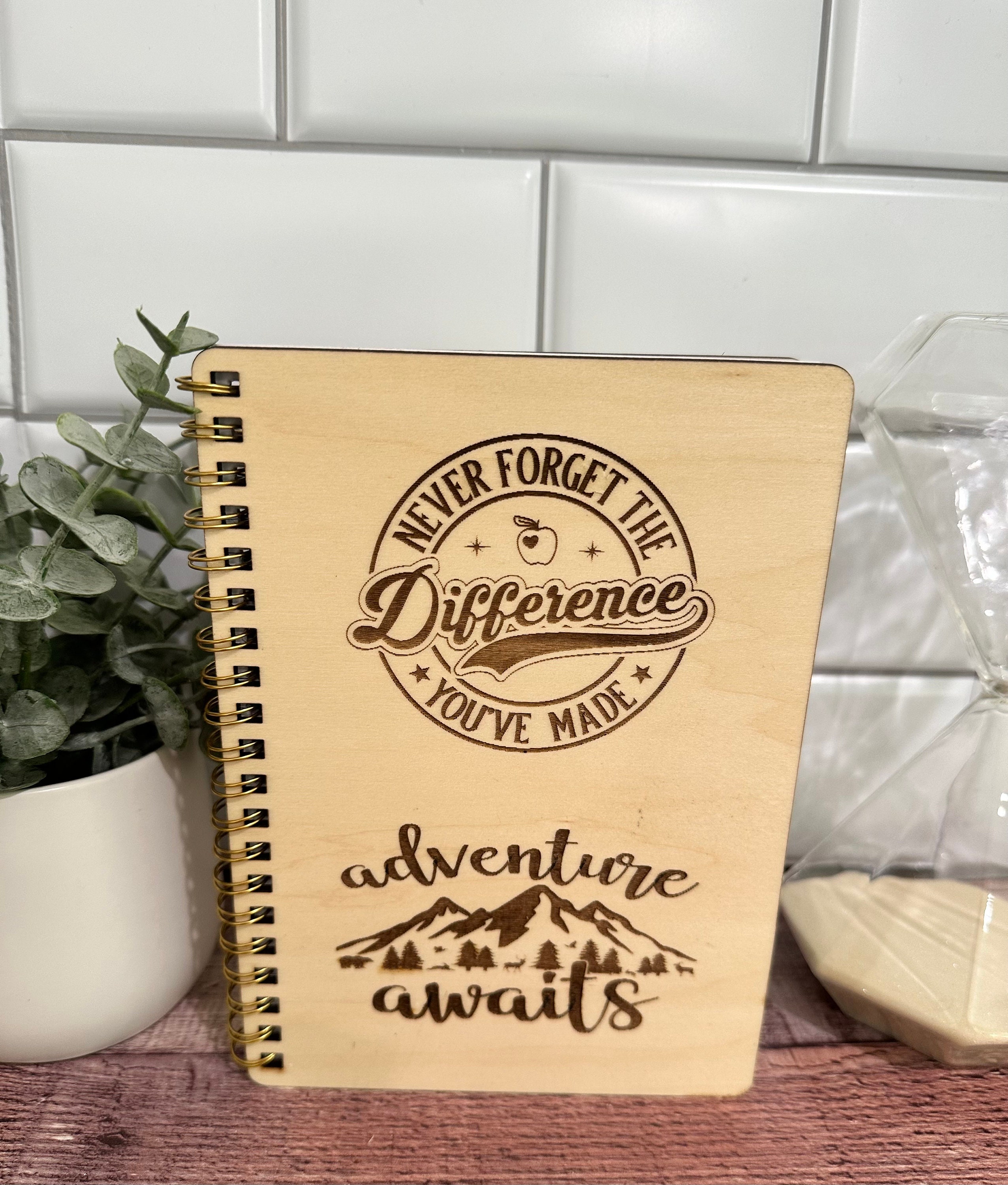 Wooden Notebook Cover File for Dollar Tree Journal (digital Download ...