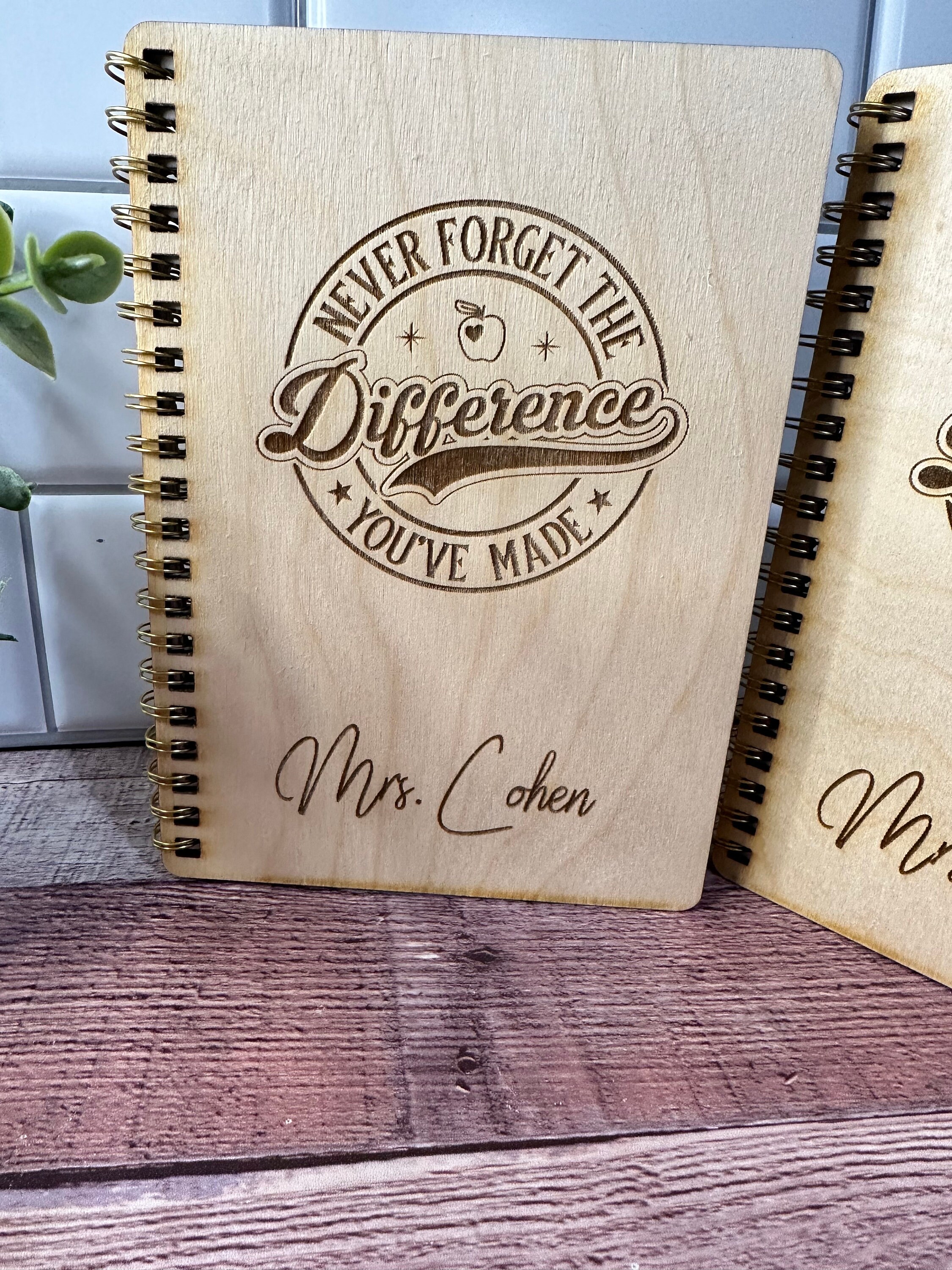 Wooden Notebook Cover File for Dollar Tree Journal (digital Download ...