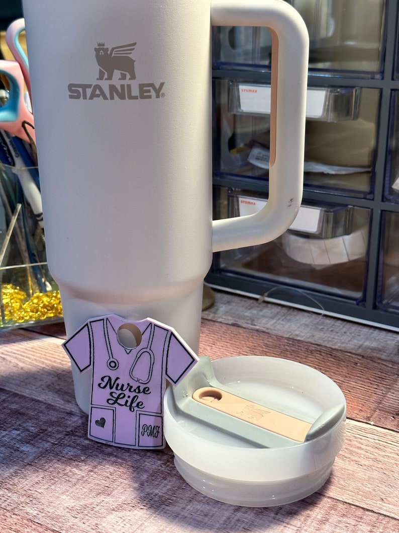 Stanley Cup Scrub Top Nurse Life With Initials Personalized. - Etsy