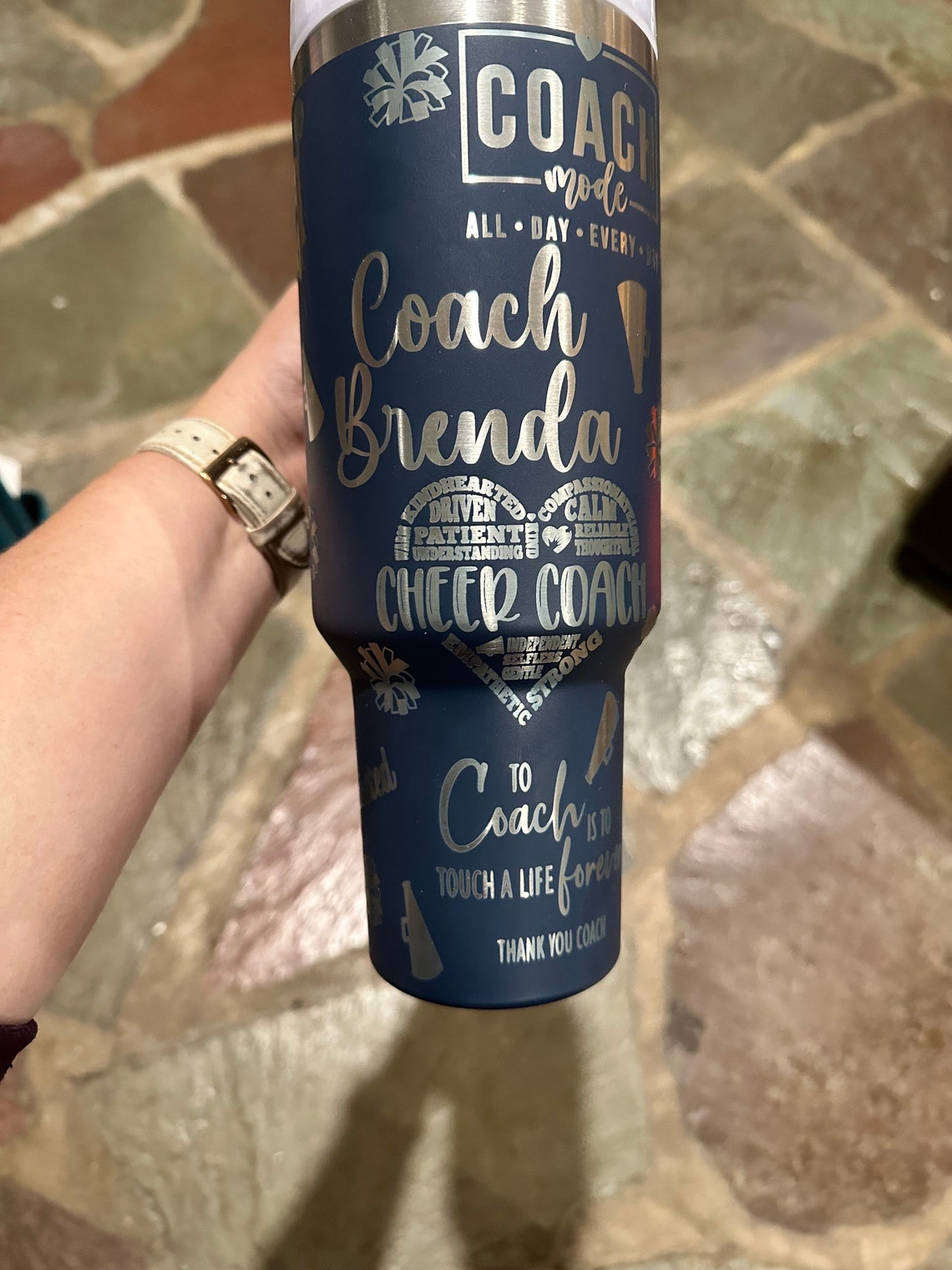 Cheer Coach 40oz Cup Wrap Design (digital File) - Etsy