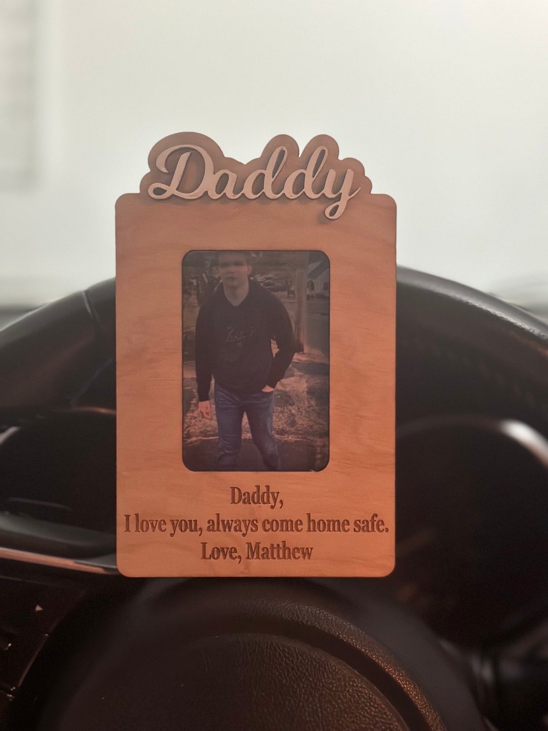 Father's Day Gift Visor Car Clip That Holds 2x3 Picture. Perfect Gift ...