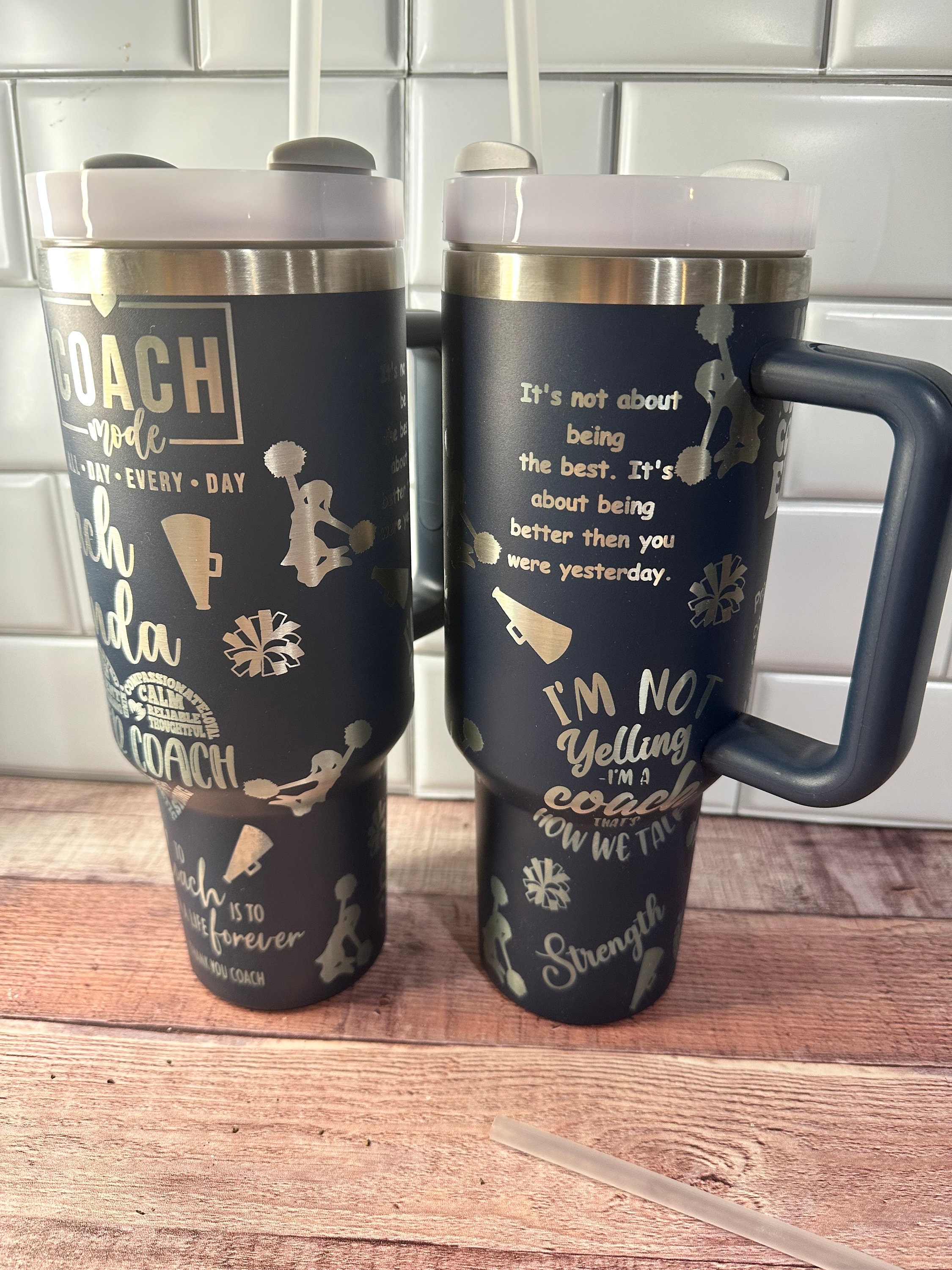 Cheer Coach 40oz Cup Wrap Design (digital File) - Etsy