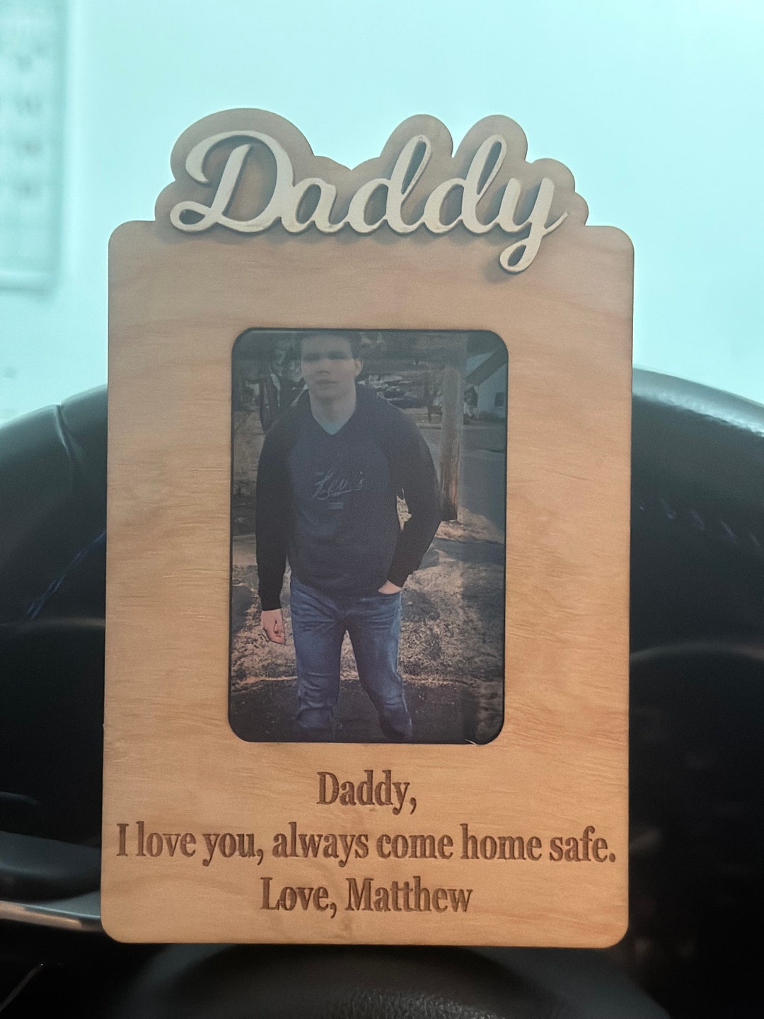 Father's Day Gift Visor Car Clip That Holds 2x3 Picture. Perfect Gift ...