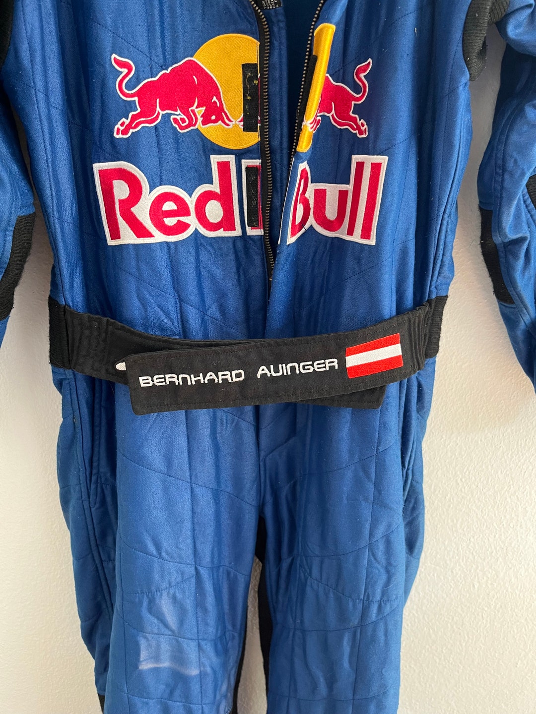 Red Bull Racing Suit Owned and Used by Bernhard Auigner in His Junior ...