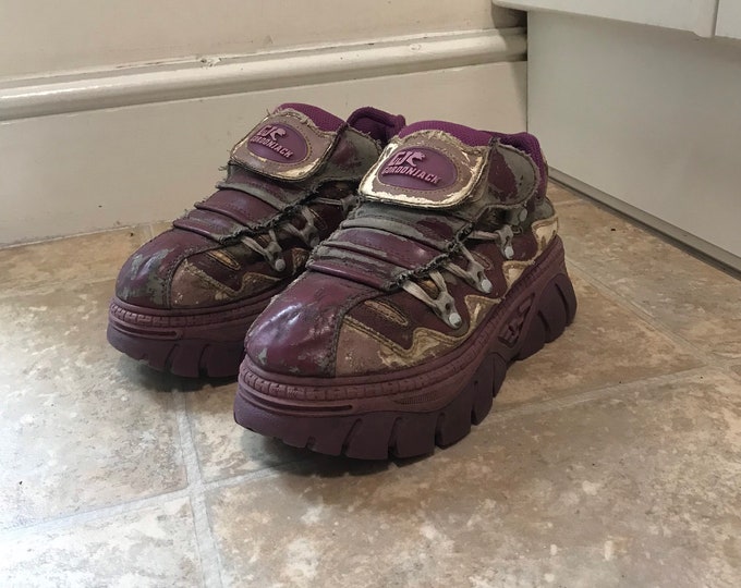 Eu 40 90s Club Rave Chunky Platform Gordon Jack Trainers / Sneakers - Etsy