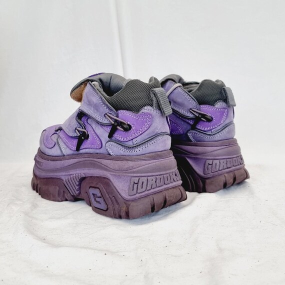 EU 38 / UK 5 Purple Gordon Jack Platform Sneakers Sho… - Gem