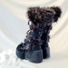 EU 42 / UK 8 Gordon Jack Black Fur Suede Platform Moon Boots - Etsy UK