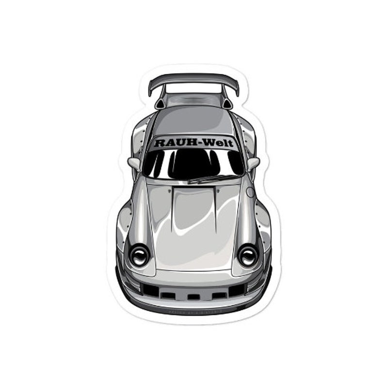 Porsche RWB 993 Sticker: High Opacity Vinyl Car Decal - Etsy