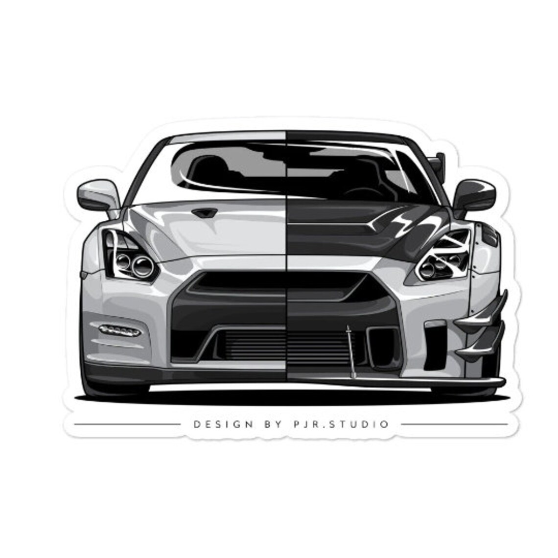 Stickers Nissan GT-R R35 car sticker car lover best | Etsy
