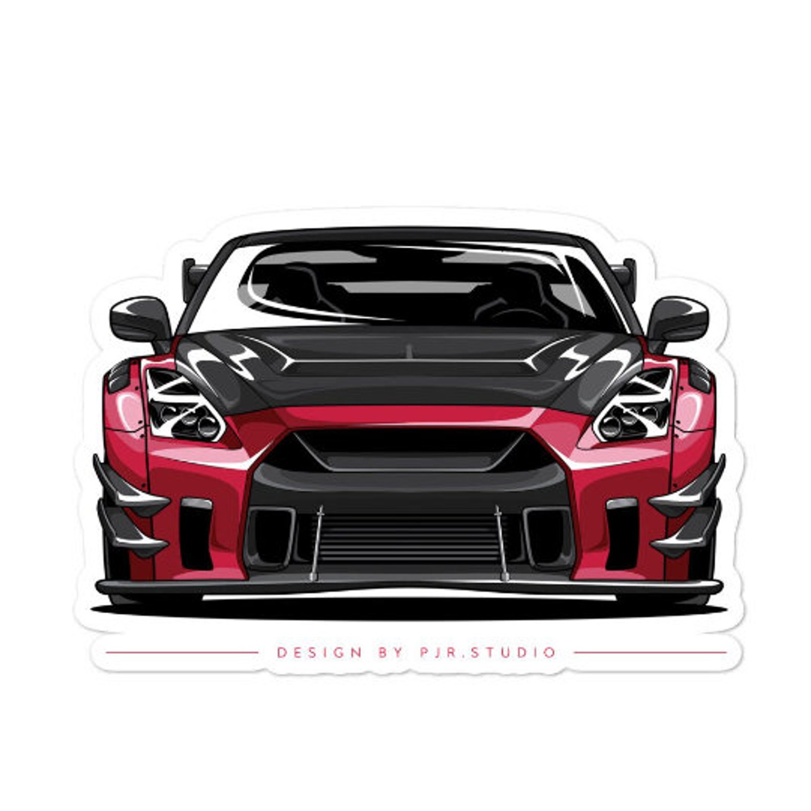 Stickers Nissan GT-R R35 Car Sticker Car Lover Best - Etsy