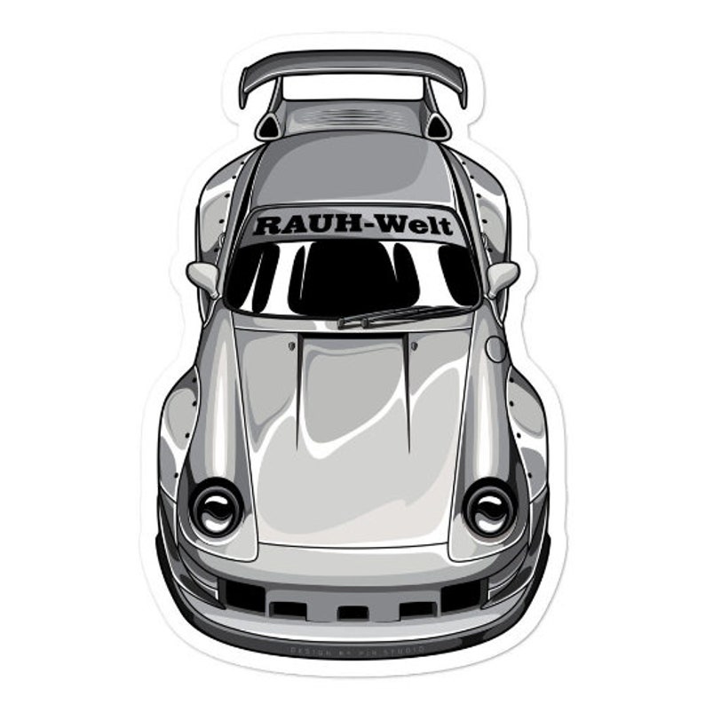 Porsche RWB 993 Sticker: High Opacity Vinyl Car Decal - Etsy