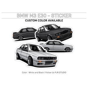 Stickers | BMW M3 E30 | Car Sticker, Car Lover, Best Gift, Car Decal ...