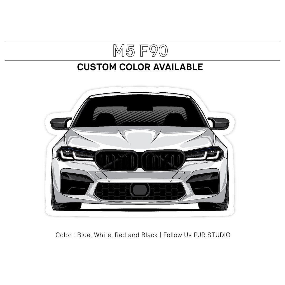 M5 F90 Car Sticker: High Opacity Vinyl Decal - Etsy