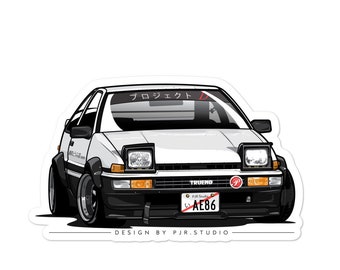 Initial D Sticker - Etsy