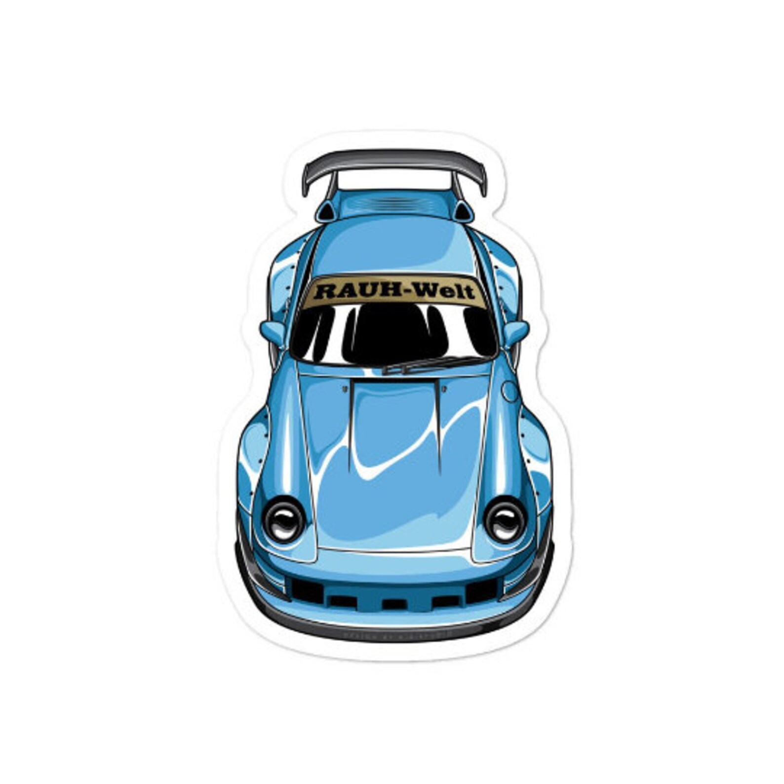 Porsche RWB 993 Sticker: High Opacity Vinyl Car Decal - Etsy