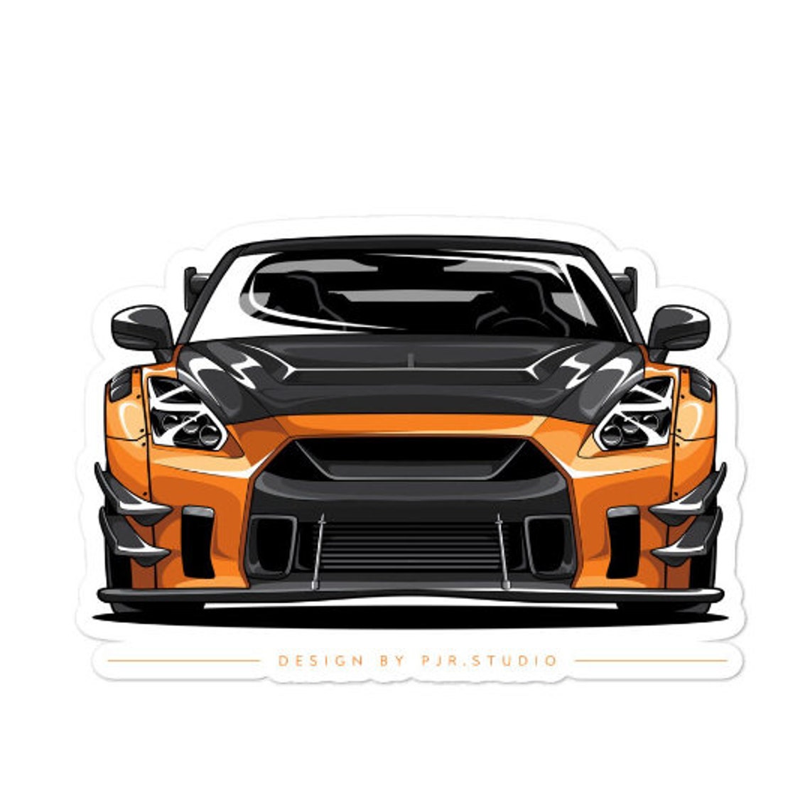 Stickers Nissan GT-R R35 Car Sticker Car Lover Best - Etsy