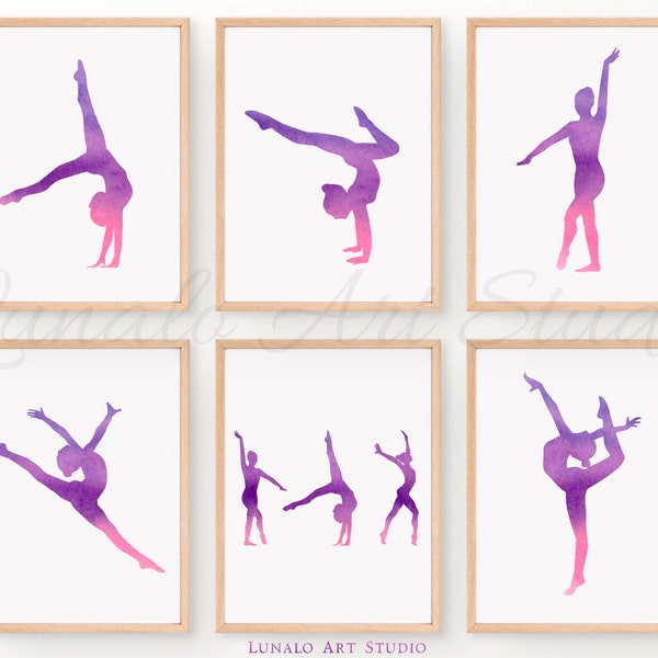 Gymnastics Wall Art - Etsy