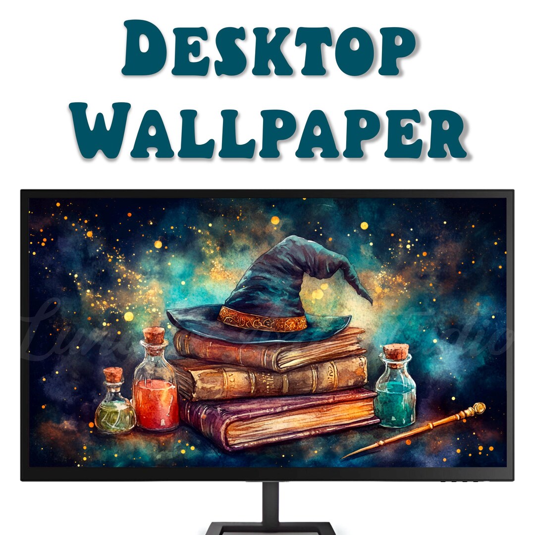 Wizarding Desktop Wallpaper, Wizard Inspired Background, Castle ...