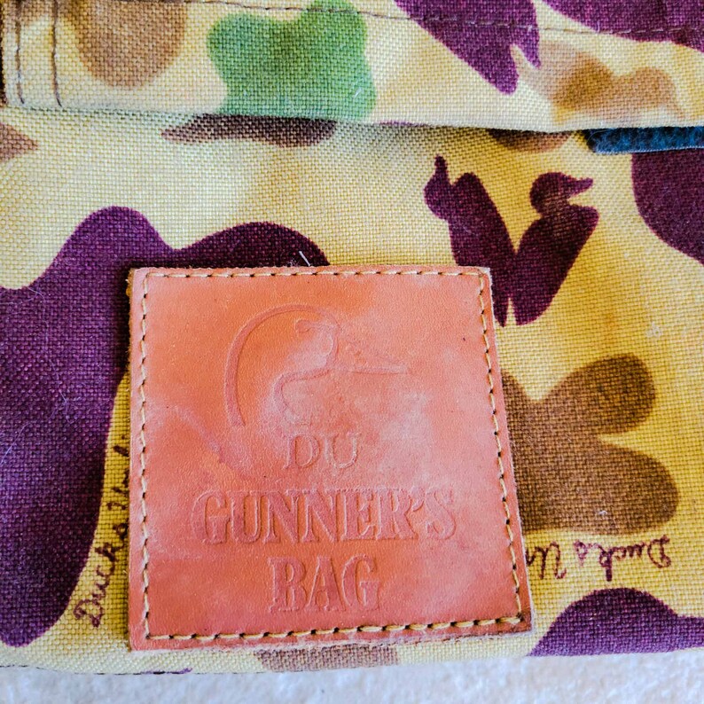Vintage Camo Gunners Bag Cross Body Bag Ducks Unlimited Gift - Etsy