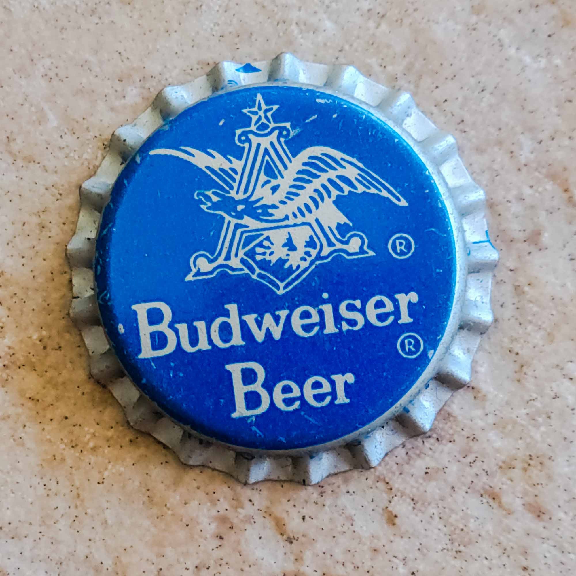 Budweiser Beer Bottle Caps Unused Red Blue Two Each Flying - Etsy