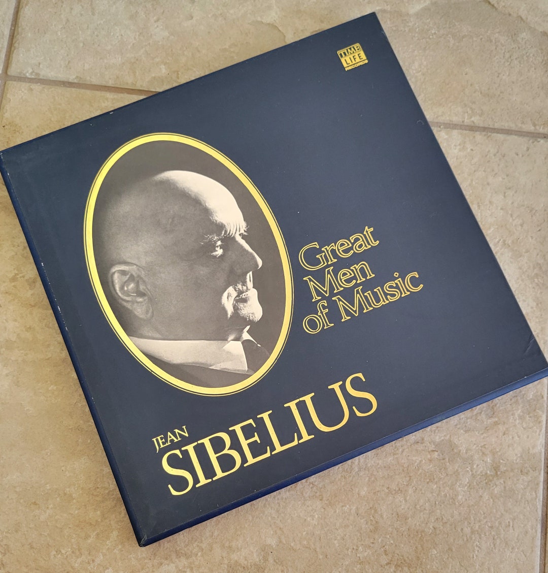 Vintage Record Sibelius Great Men of Music Series 1970s Time Life Four Record Vinyl LP Box Set ...