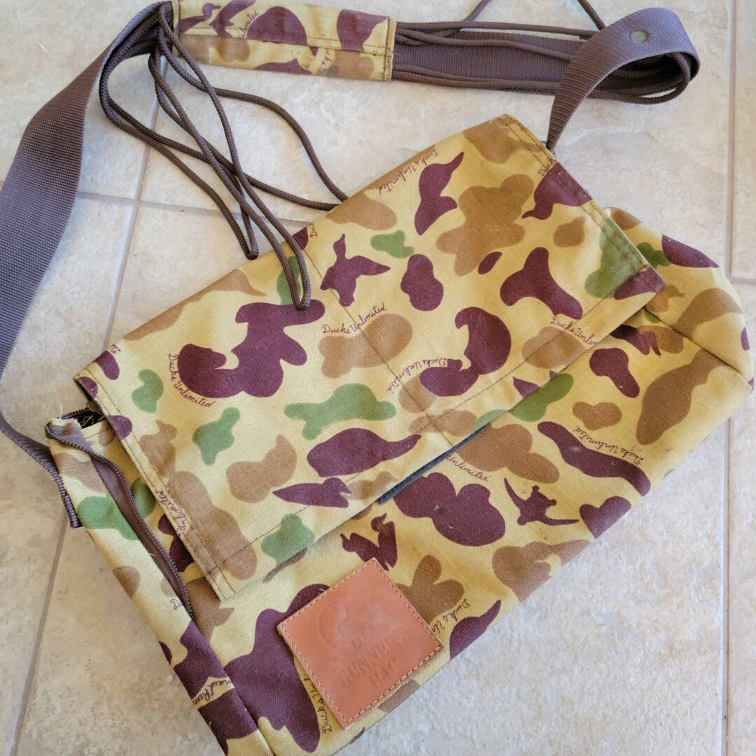 Vintage Camo Gunners Bag Cross Body Bag Ducks Unlimited Gift - Etsy