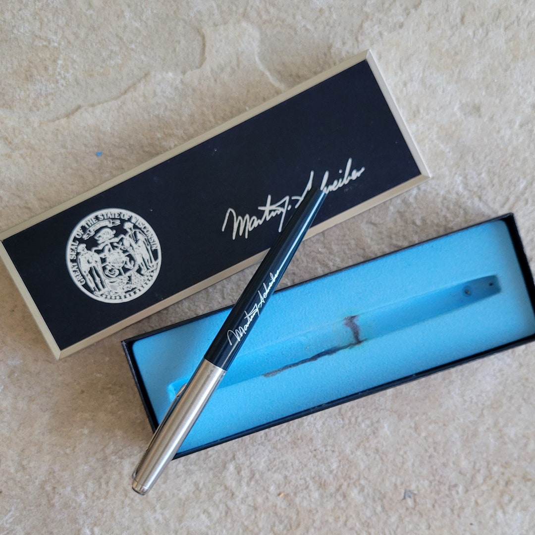 Vintage Parker Pen Governor Martin Marty Schreiber Floating Ball Pen ...