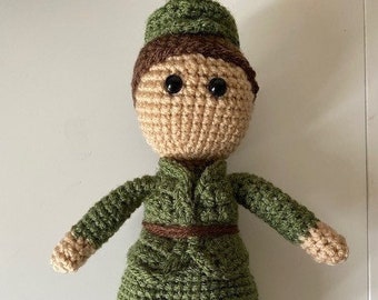 Army Crochet Pattern - Etsy