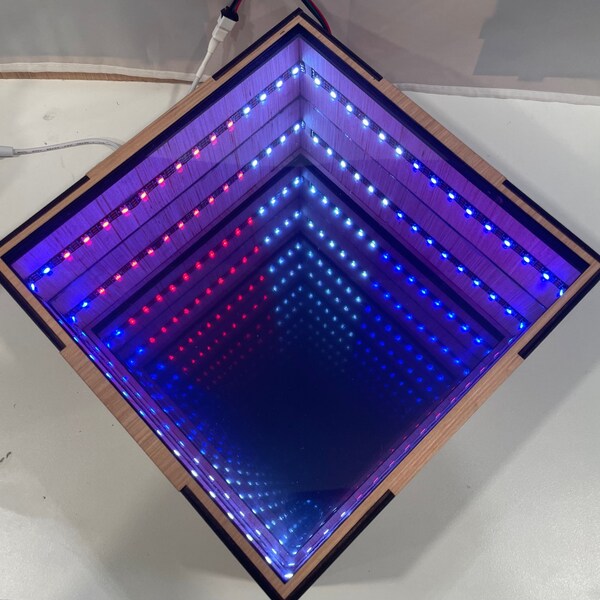 Infinity Mirror Table - Etsy