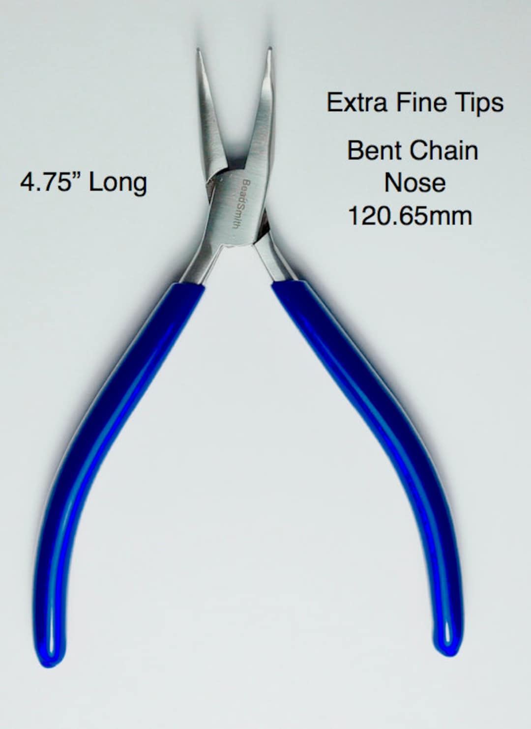 120mm Precision Tip BENT CHAIN NOSE Pliers, Fine Tip Wire Working Tools ...