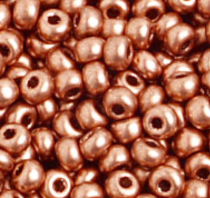 Sz 2 METALLIC Silver Bronze Copper Gunmetal Metallic Czech - Etsy