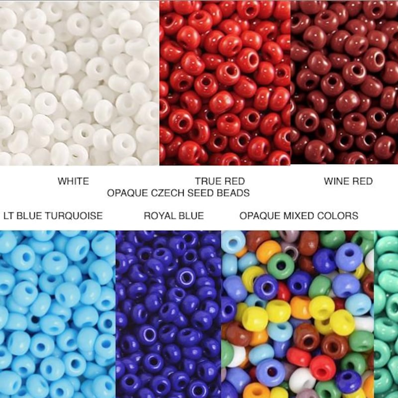 2/0 Seed Beads Czech - Etsy