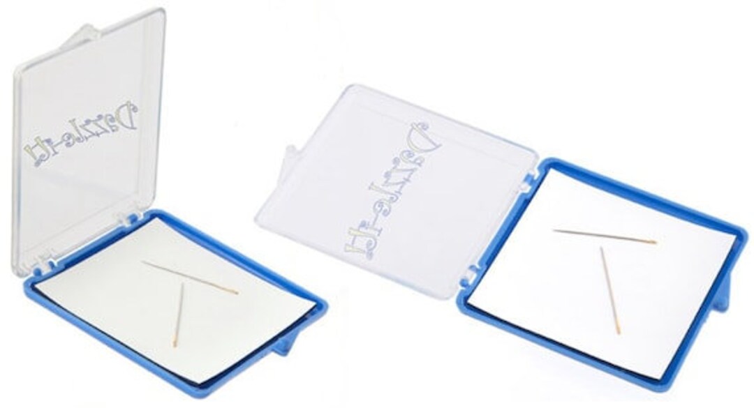 Magnetic NEEDLE BOX / Locking Lid, Pin Keeper With Lid, Needle Storage ...