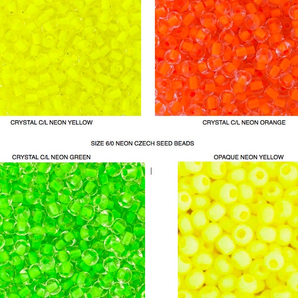 Neon Perler Beads - Etsy