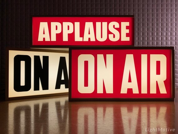 On Air Light Box Light up Sign Illuminated on Air Sign | Etsy