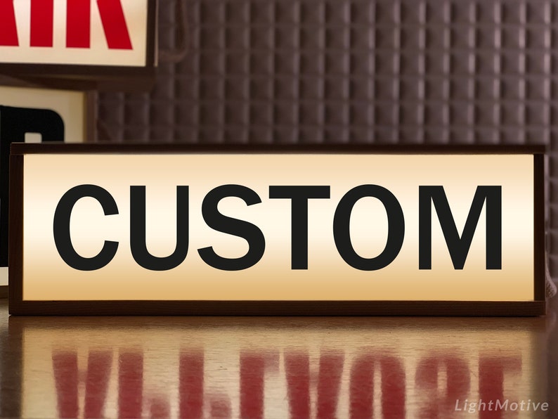 CUSTOM Light Box | Light up Sign | Illuminated Sign | Wine Box HANDMADE ...