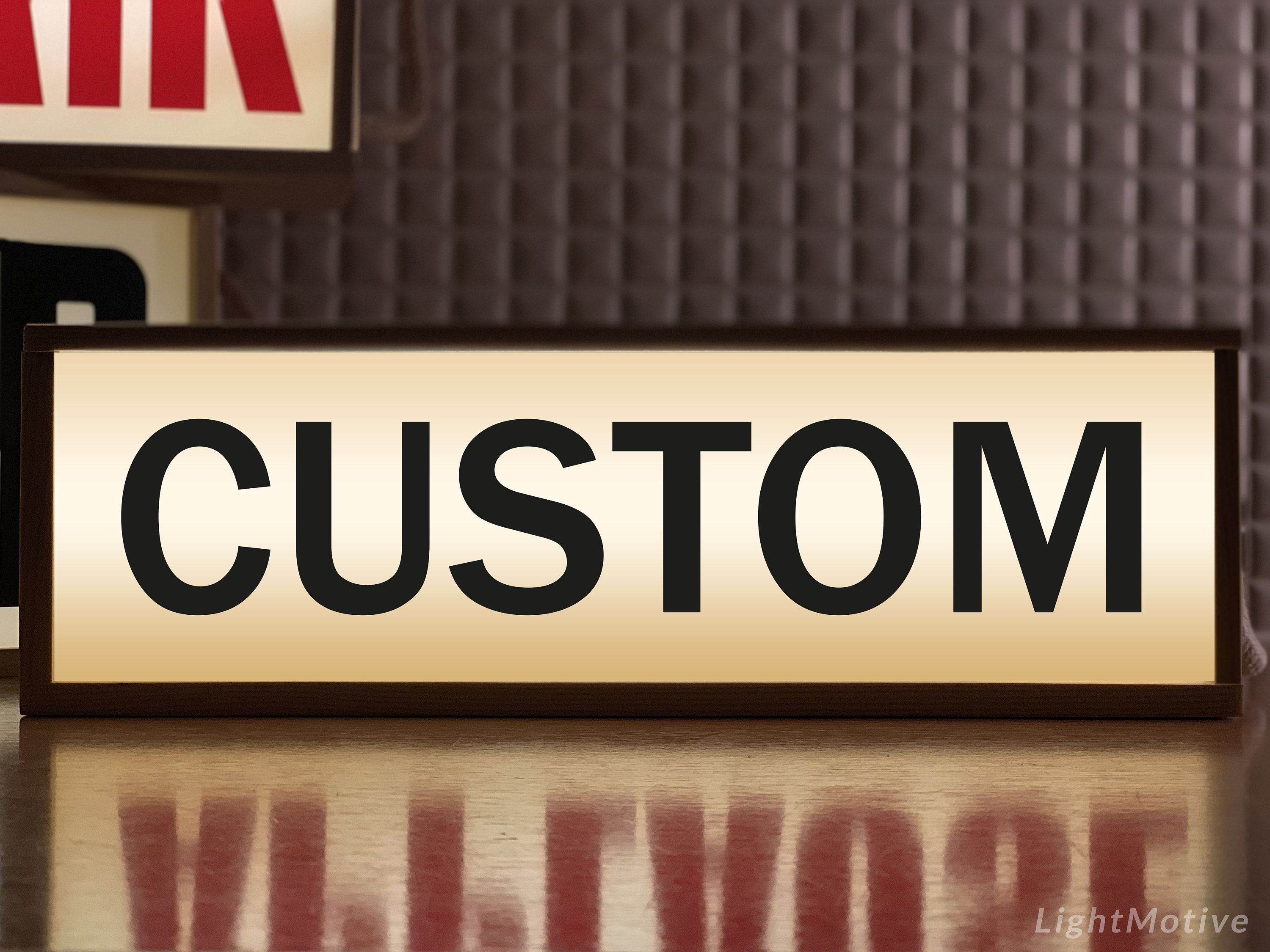 CUSTOM Light Box | Light up Sign | Illuminated Sign | Wine Box HANDMADE ...