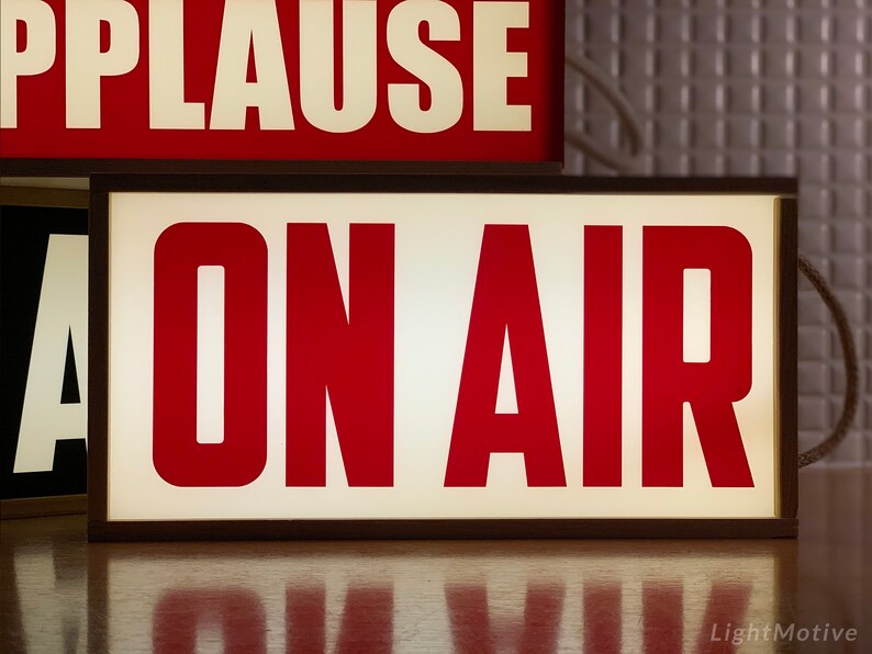 On Air Light Box Light up Sign Illuminated on Air Sign Wine Box ...