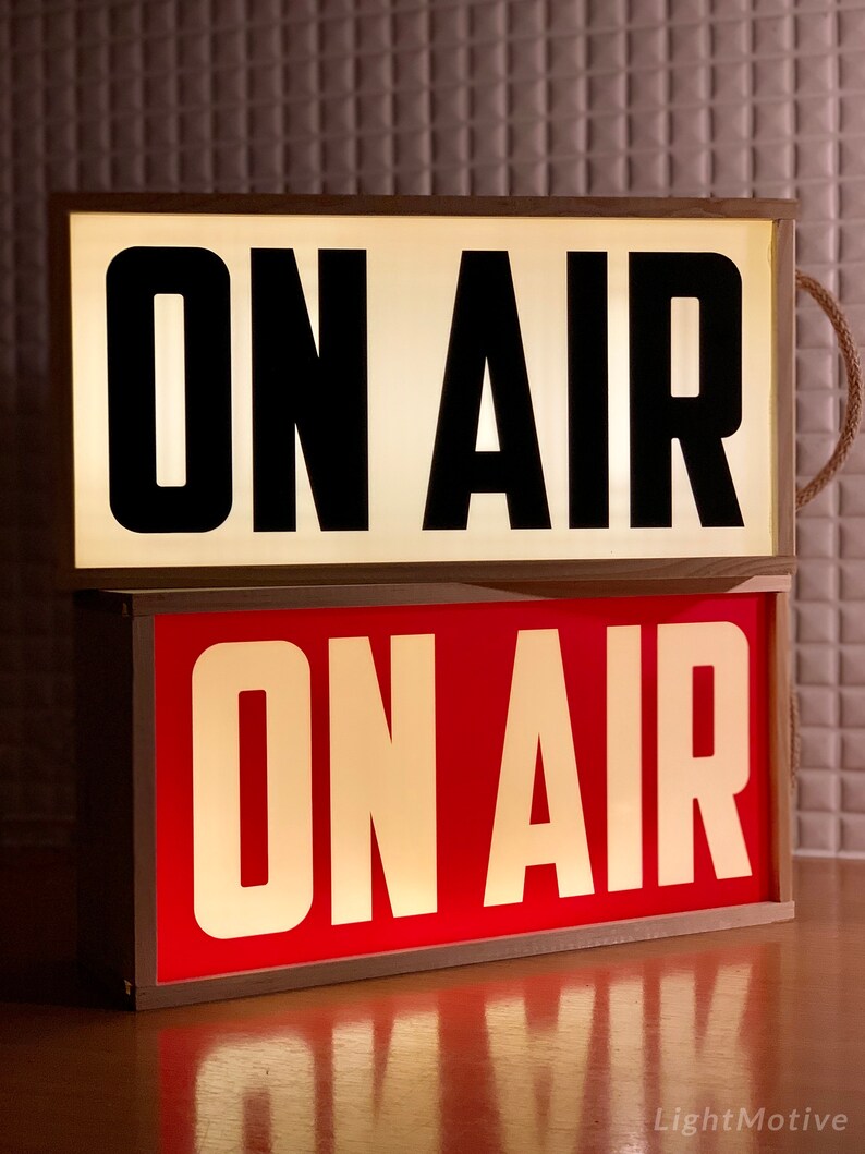 On Air Light Box Light up Sign Illuminated on Air Sign Wine Box ...