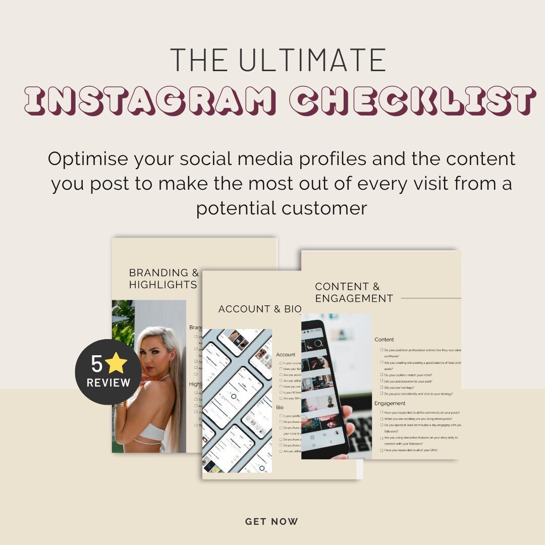 The Ultimate Instagram Checklist, Audit Your Instagram, Instant ...