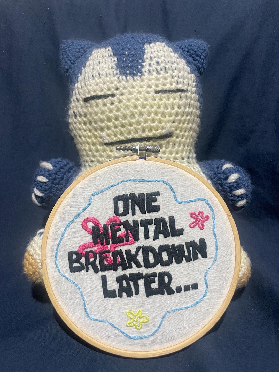 Mental Breakdown. Spongebob Meme Embroidery - Etsy