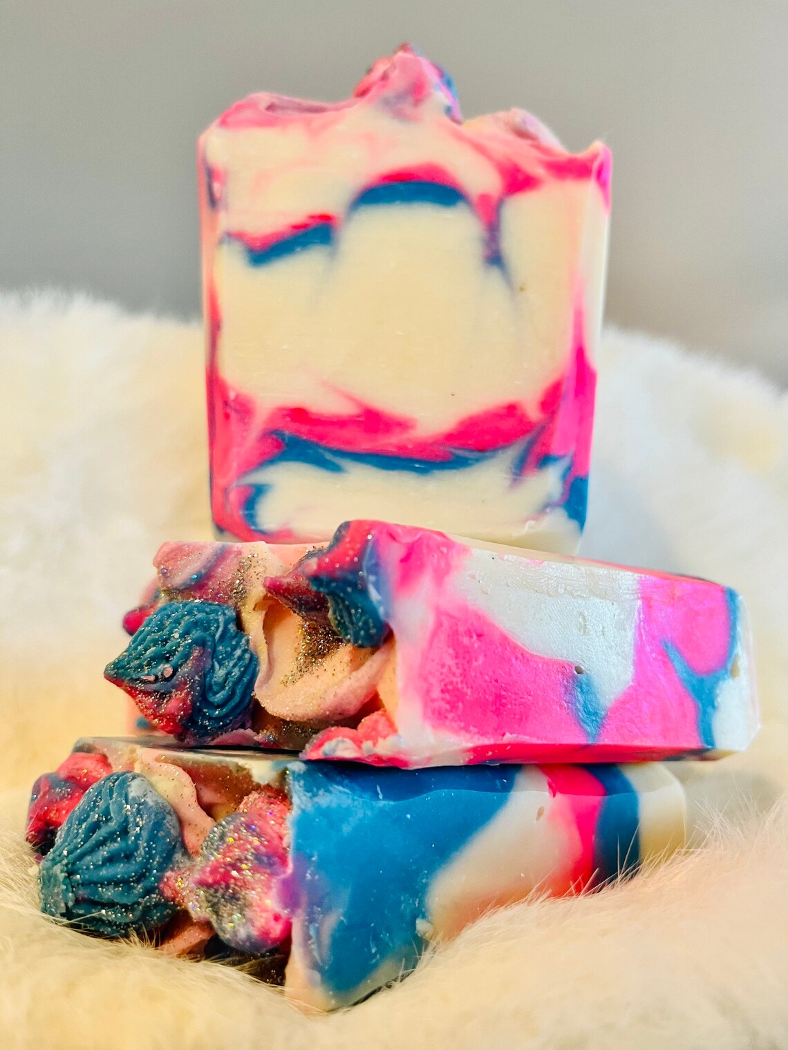 Cotton Candy Bar Soap 100% Handmade With Eco Friendly | Etsy