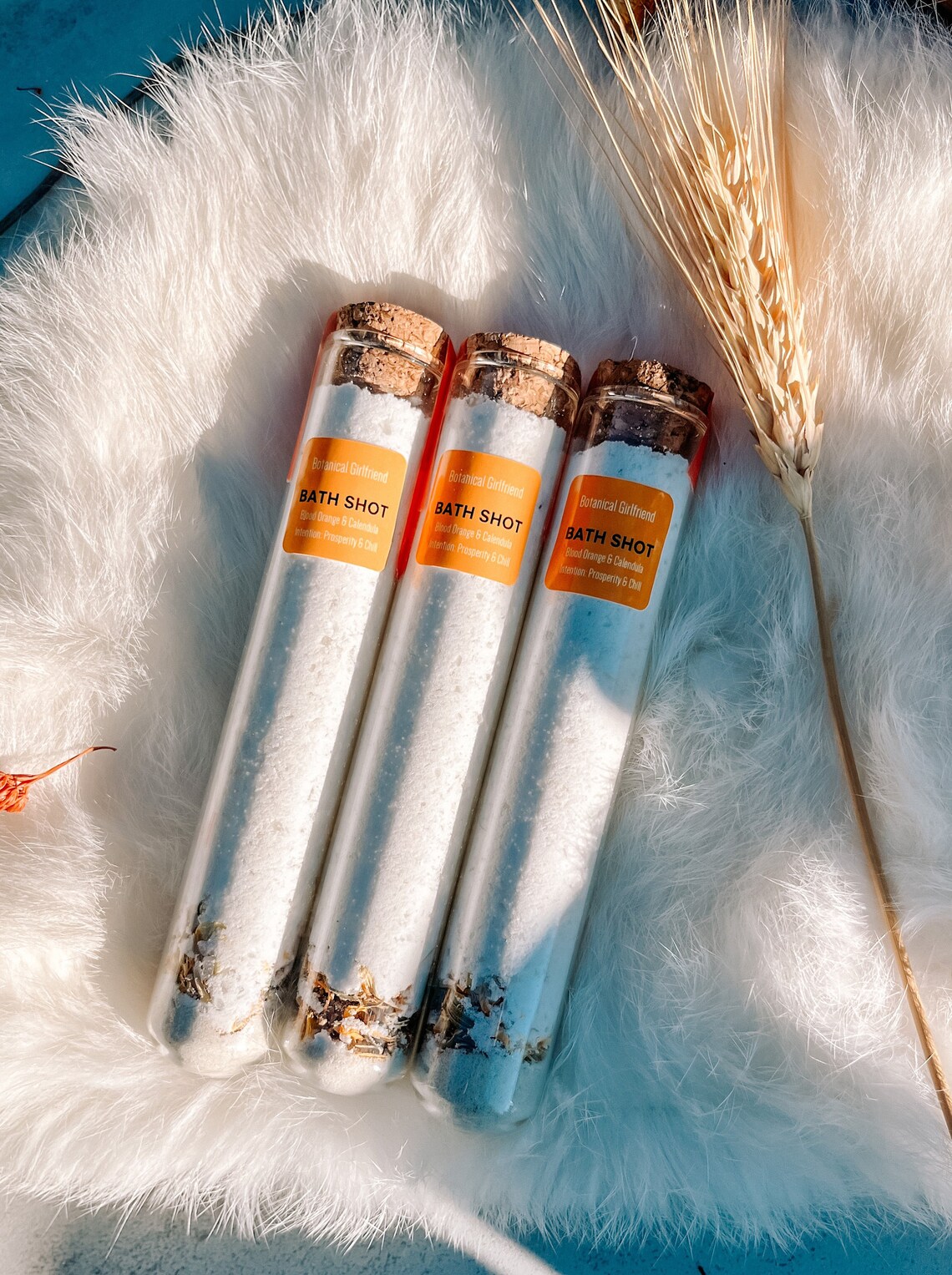 Bath Shot: Single Use Test Tube Botanical Bath Salts - Etsy