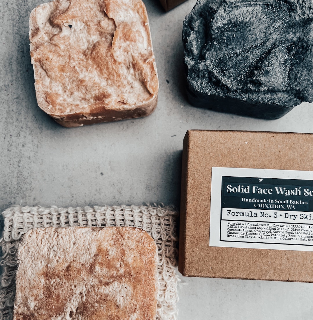 Face Wash Bar Soap | Formulated for Face, Makeup Removal, Skincare ...